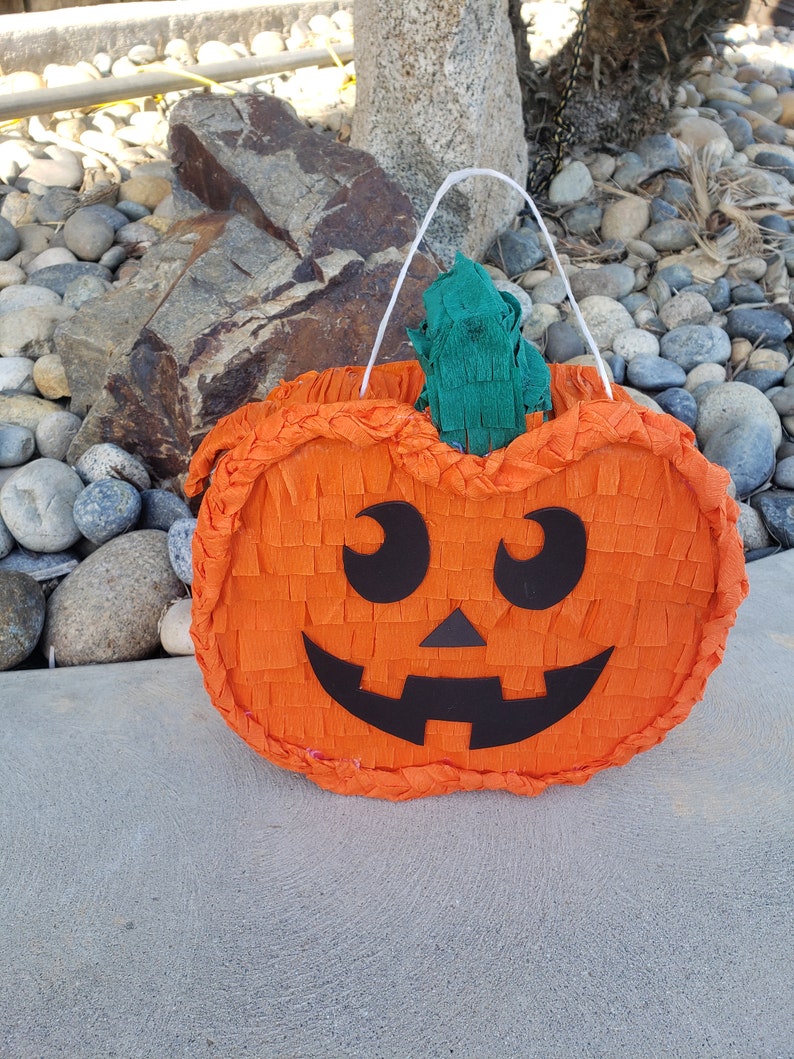 Cute Halloween Pumpkin Pinata 2D - Etsy