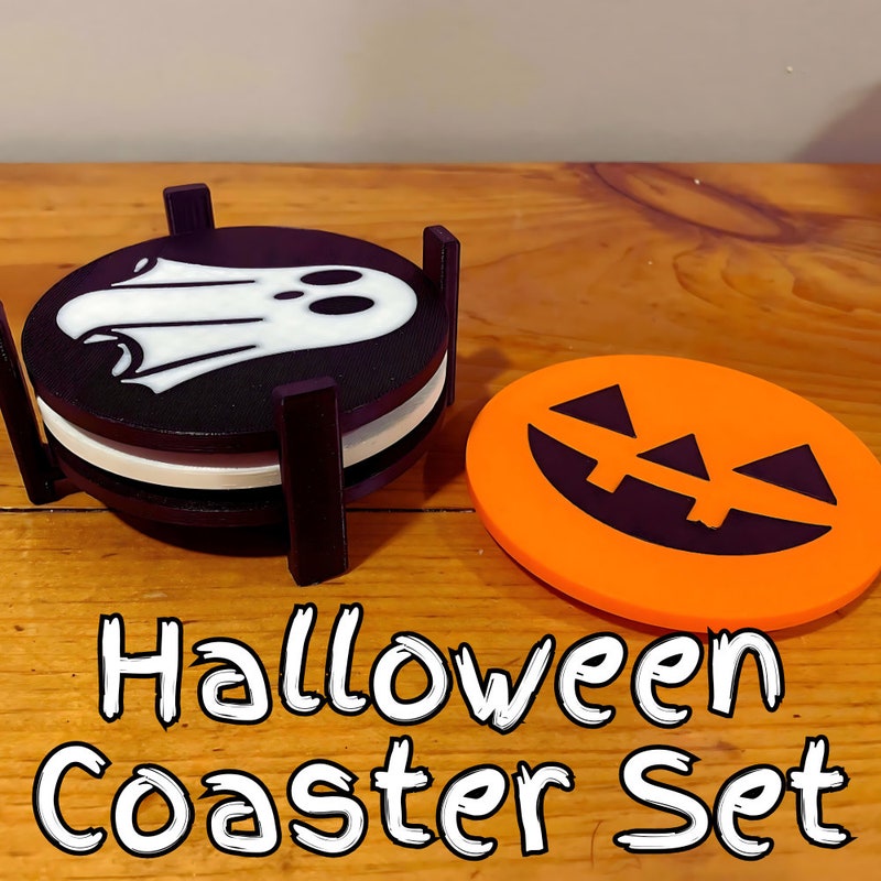 Halloween Coasters - Etsy