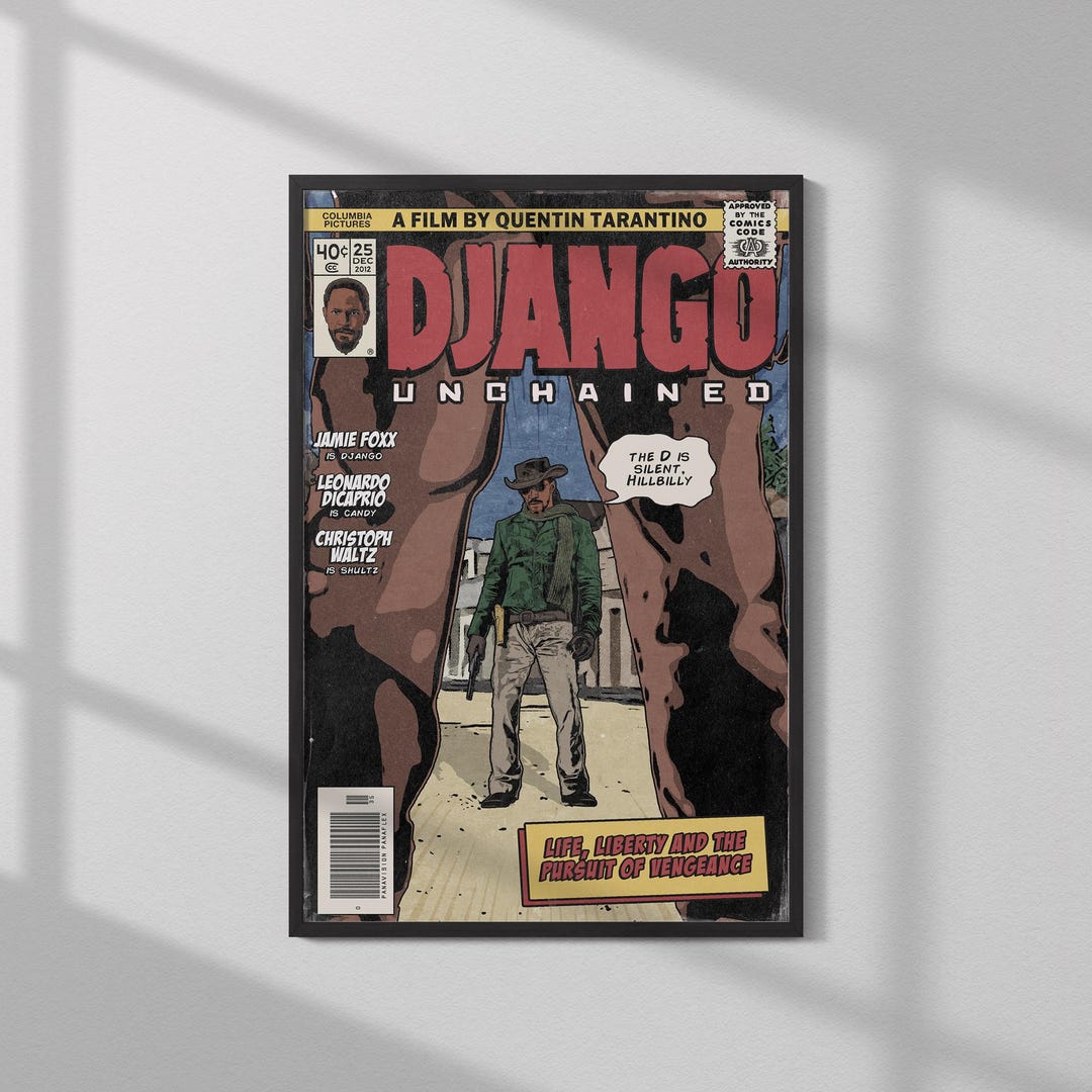 Django Unchained Poster - Etsy
