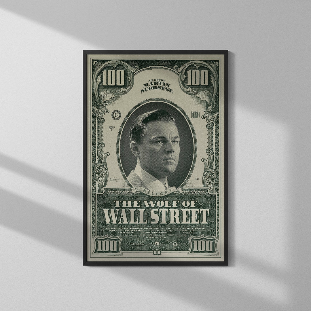 The Wolf of Wall Street Poster - Etsy
