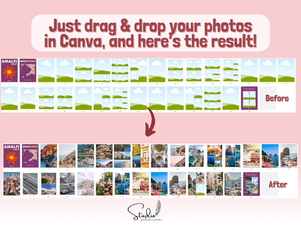 10 Travel Print Photobook Templates | Customizable Coffee Table Book ...