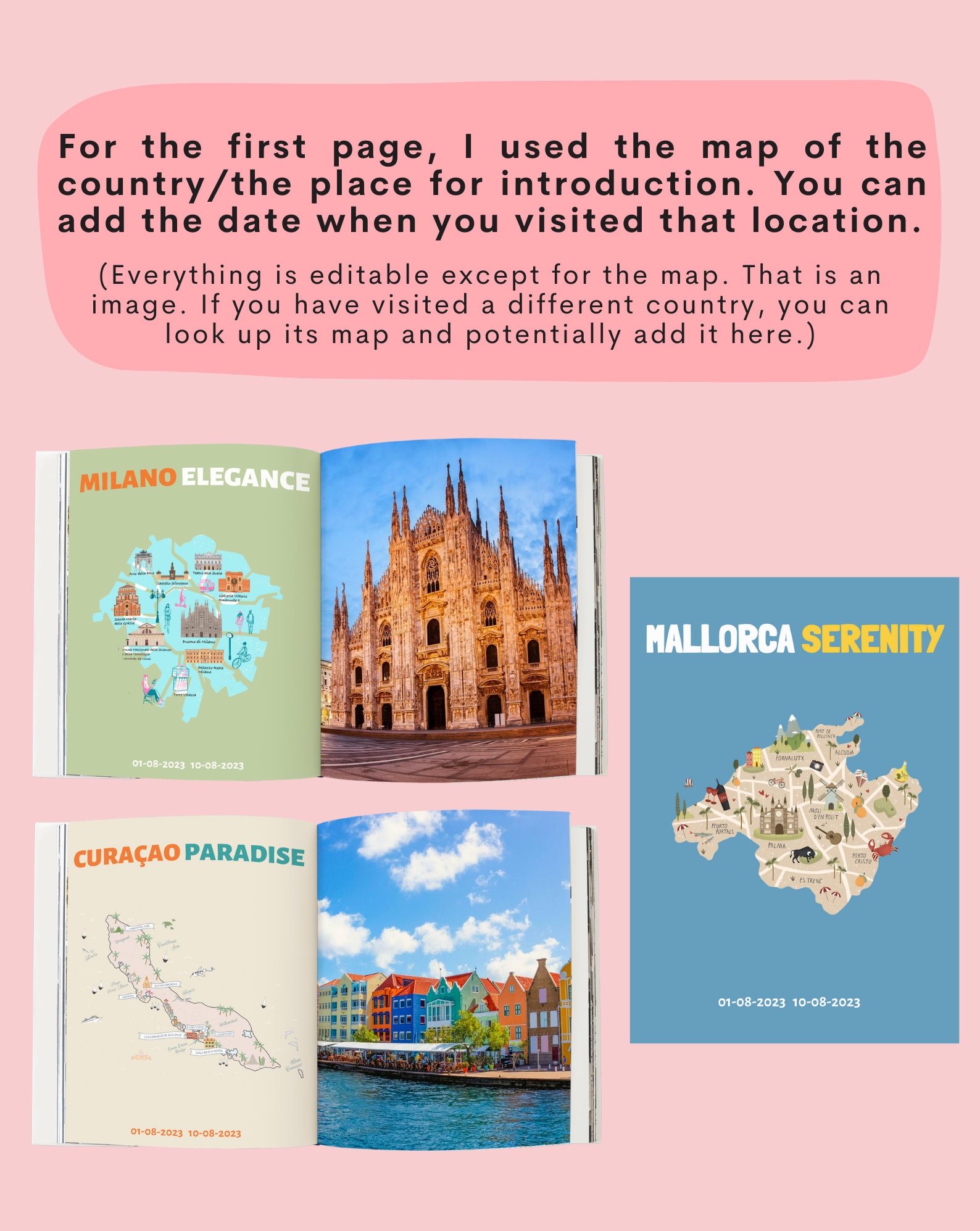 10 Travel Print Photobook Templates | Customizable Coffee Table Book ...