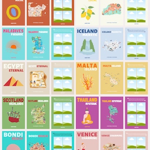 10 Travel Print Photobook Templates | Customizable Coffee Table Book ...