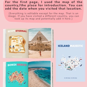 10 Travel Print Photobook Templates | Customizable Coffee Table Book ...