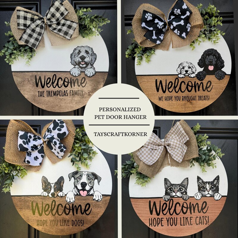 Dog Door Hanger - Etsy