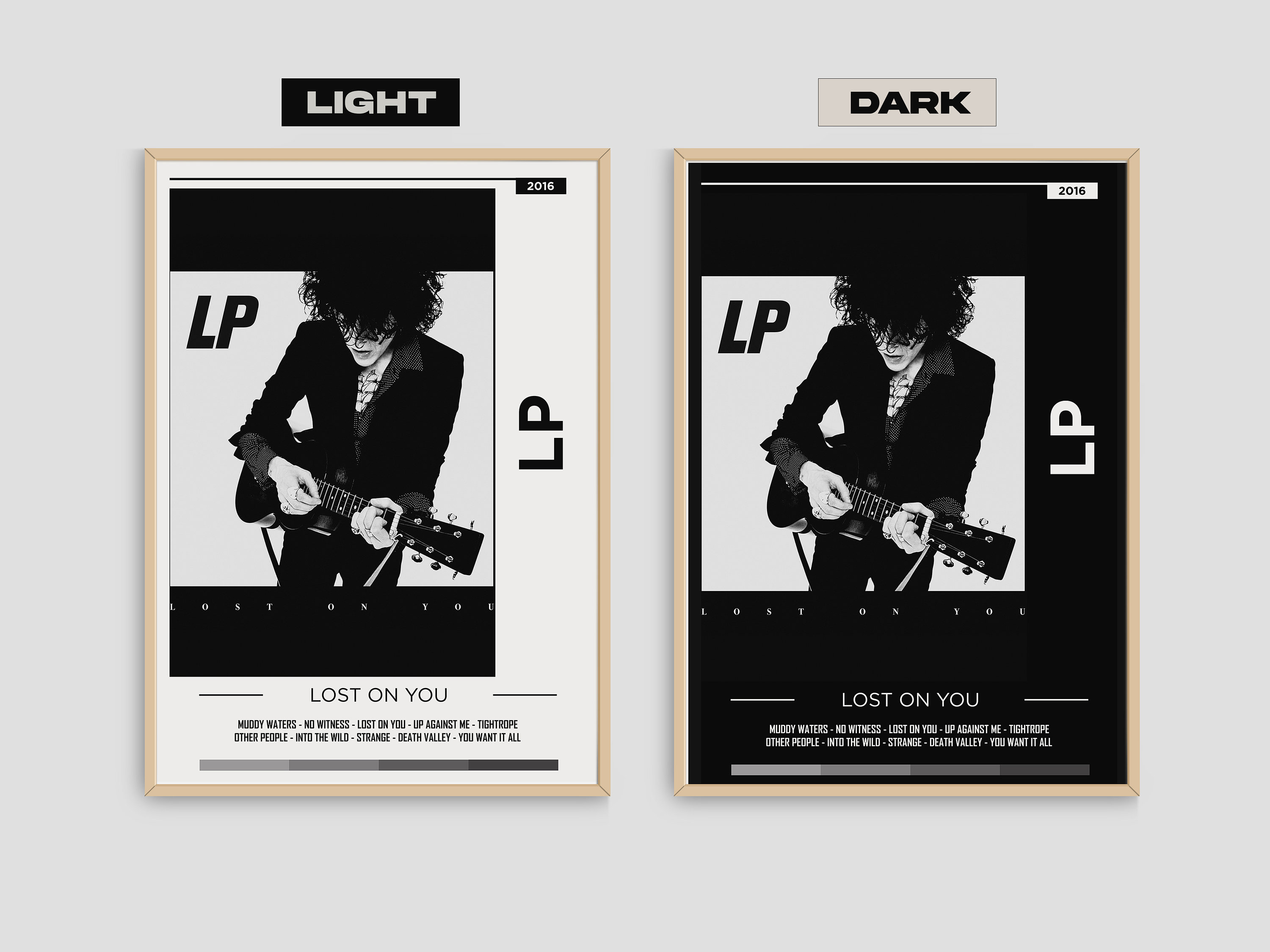 LP Lost on You Album Poster / Album Cover Poster / Music - Etsy