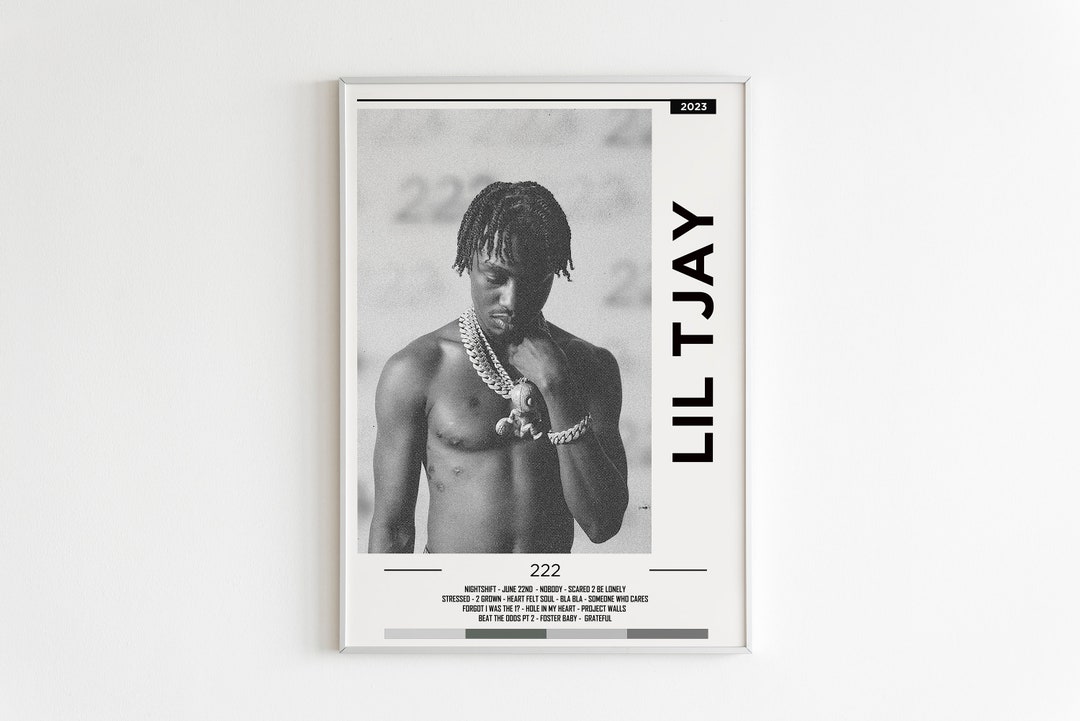 Lil Tjay 222 Album Poster / Album Cover Poster / Music Gift - Etsy