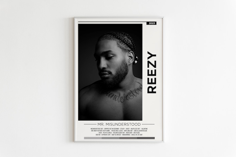 Reezy Mr. Misunderstood Album Poster / Album Cover Poster / - Etsy