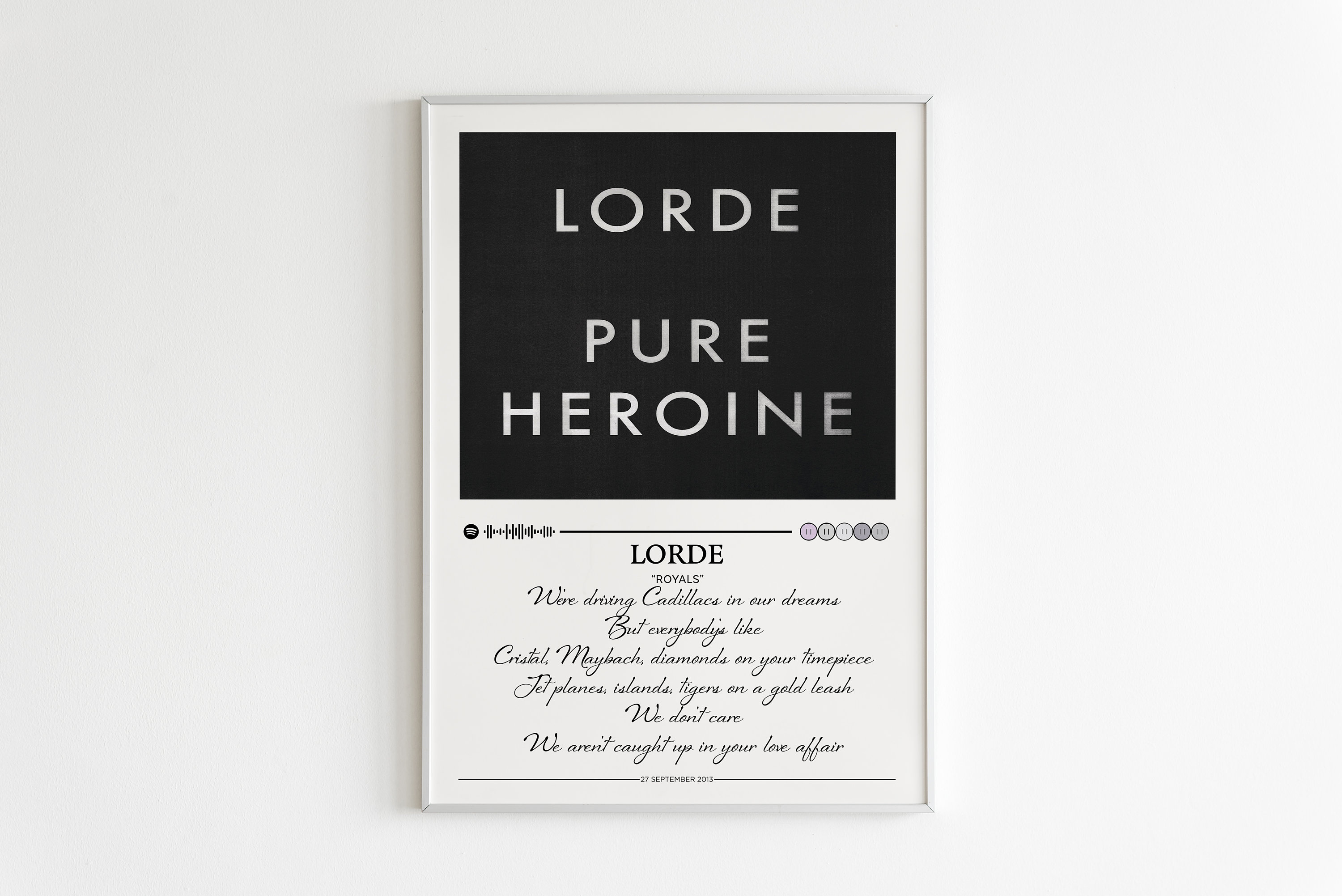 Lorde Royals Cover Art