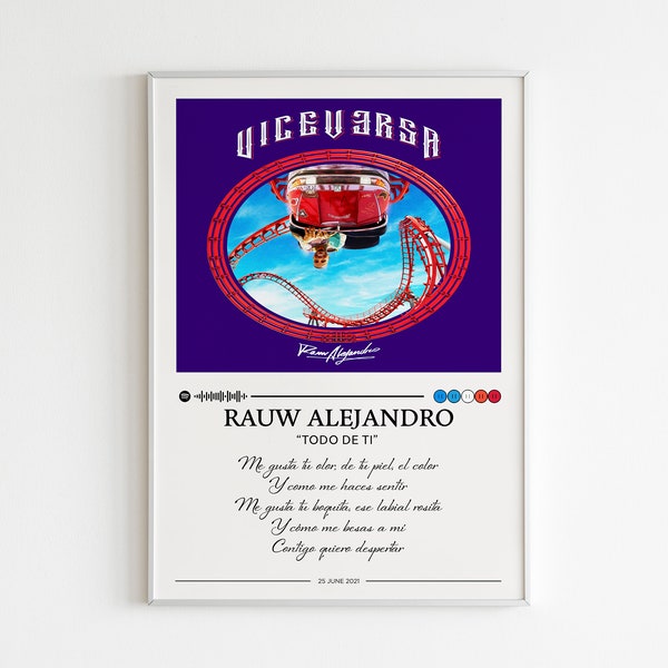 Rauw Alejandro Album Poster - Etsy