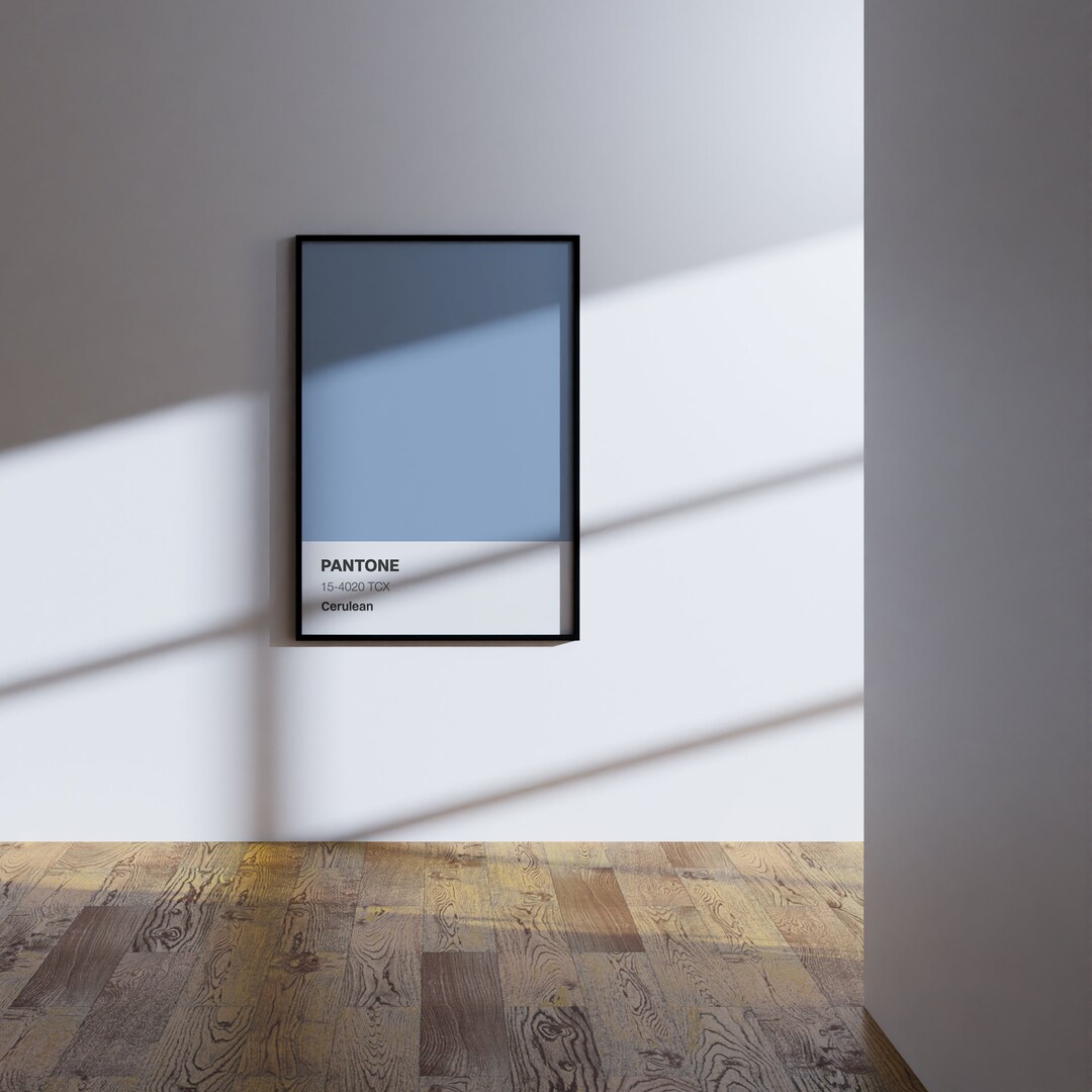 Pantone Print Cerulean Blue Blue Print Pantone (Download Now) - Etsy