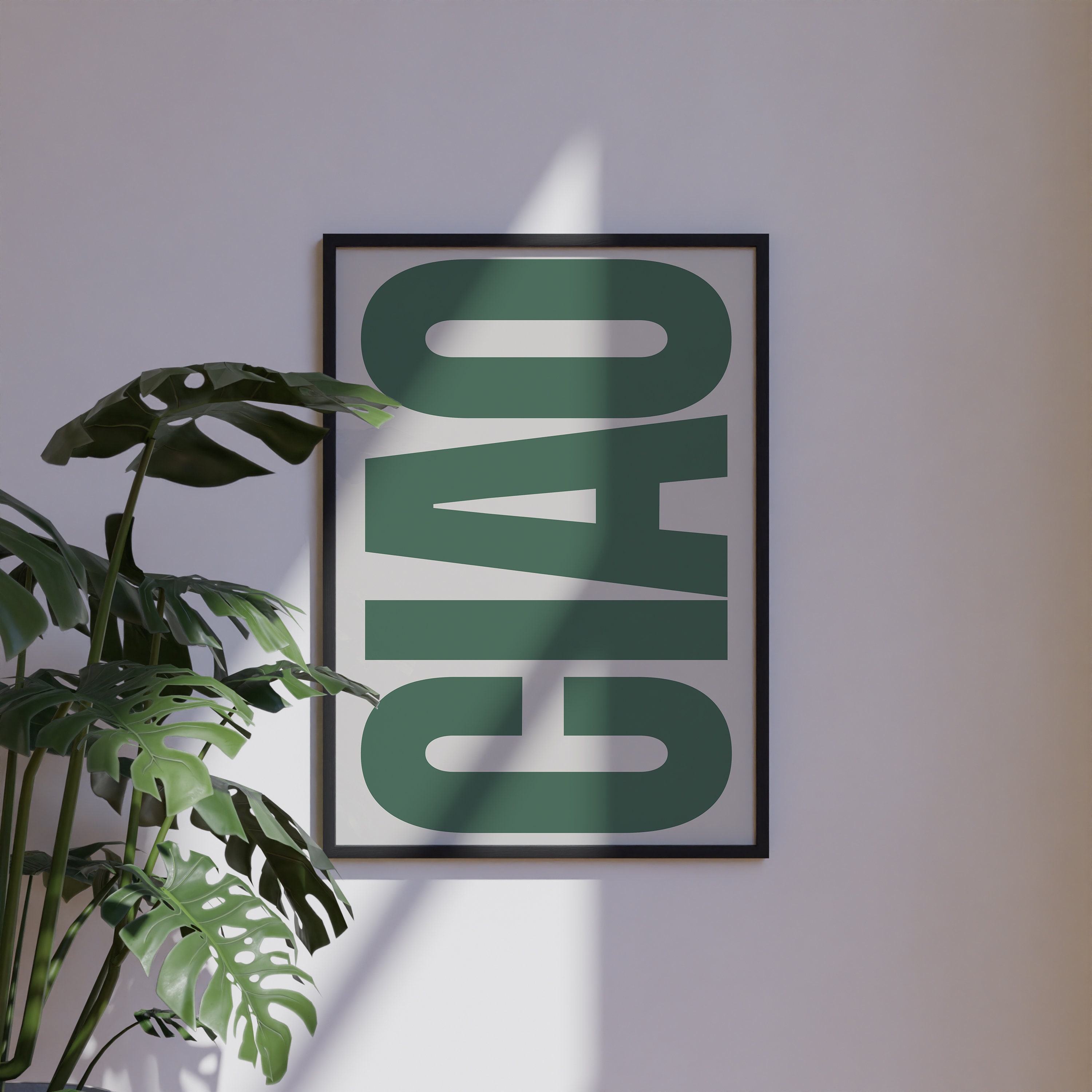 Ciao Print, Ciao Poster, Trendy Poster, Wall Print, Retro Print ...