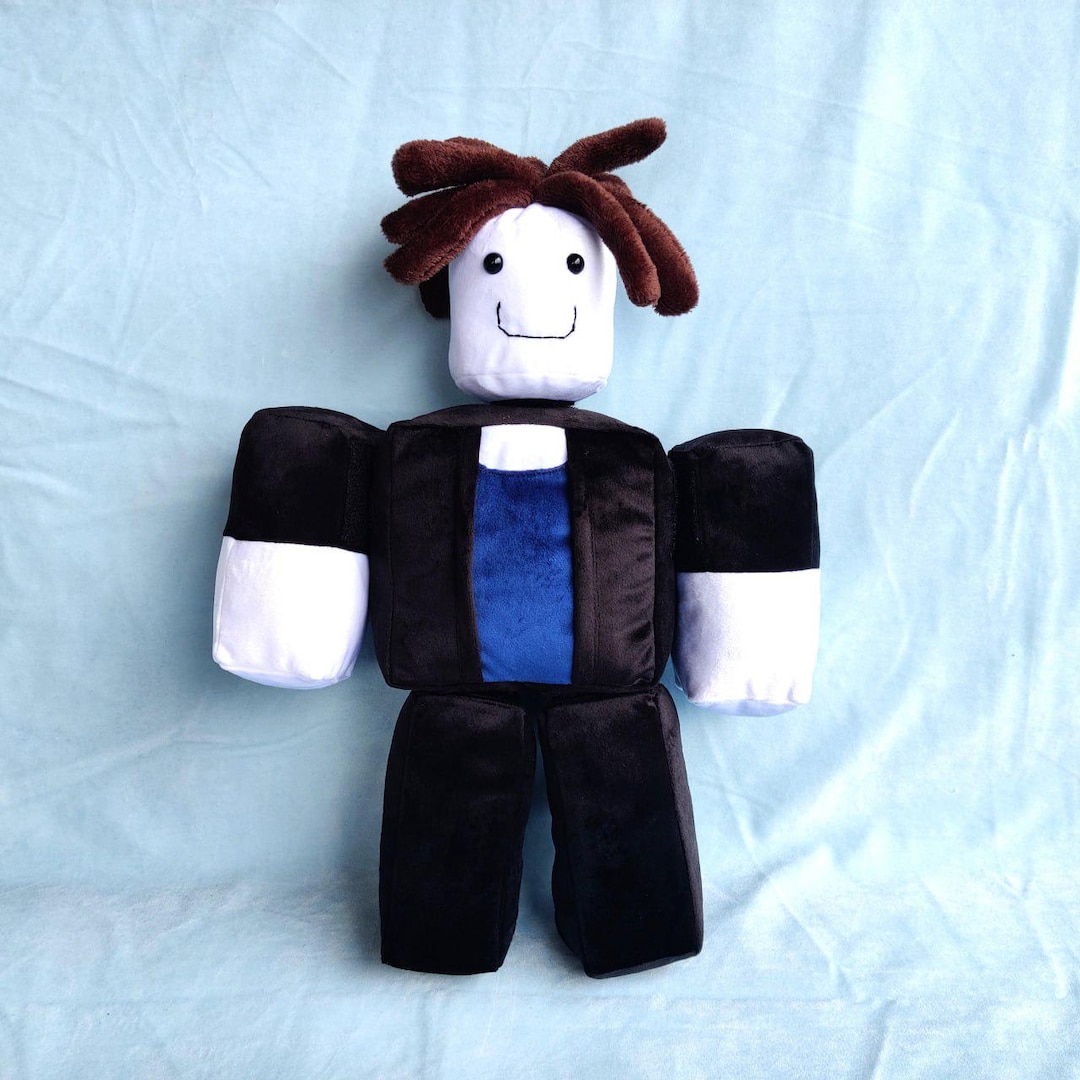 Roblox Noob With Hair Interactive Toy Large Plush 14 Inch - Etsy