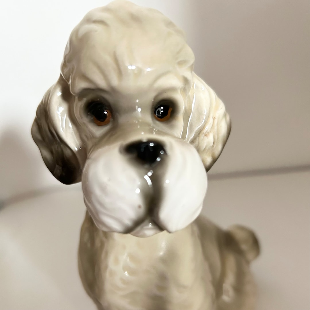 Vintage Poodle Figurine Ceramic Made in Japan - Etsy