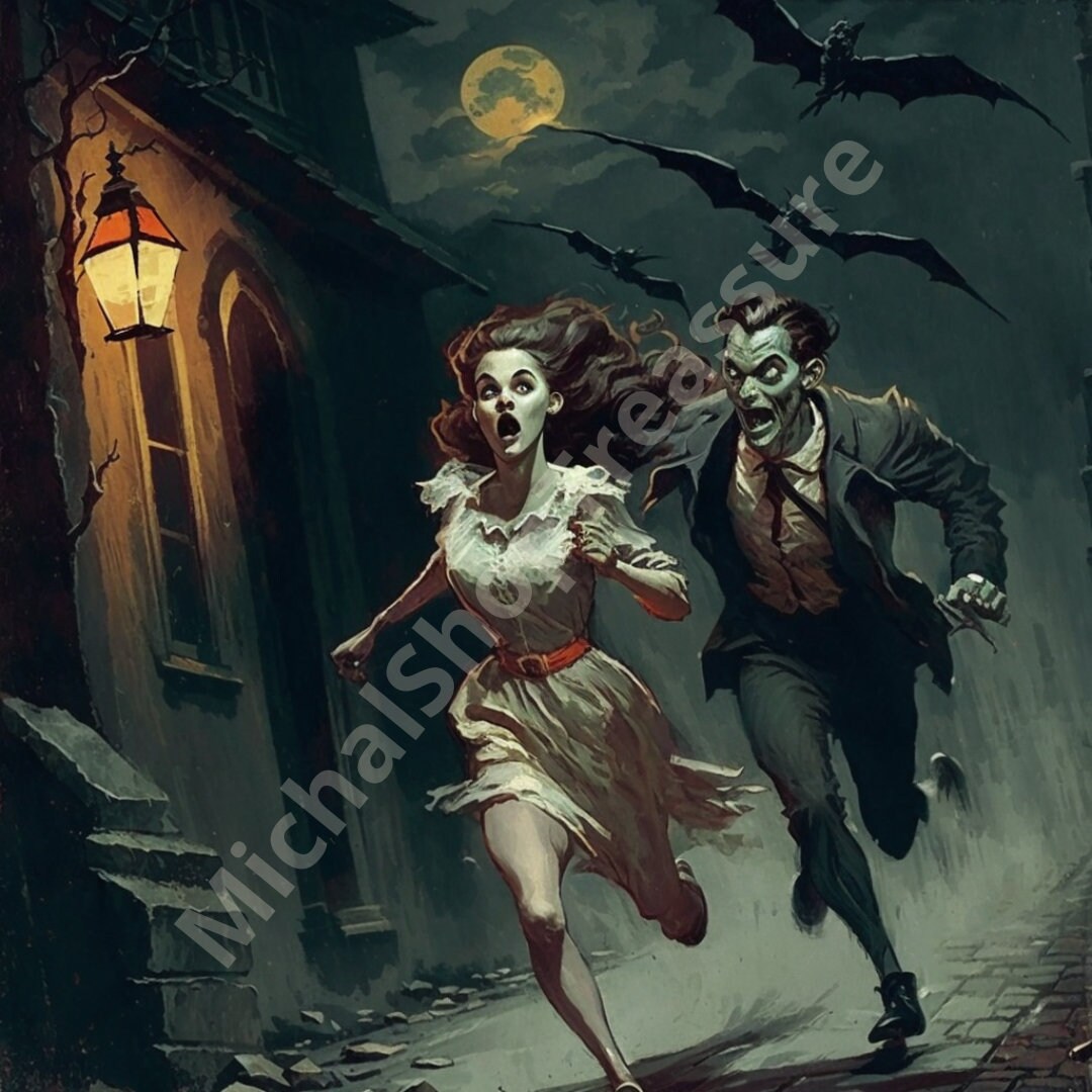 Vintage Clipart Printable Halloween Gallery Set, Halloween Bundle of 38 ...