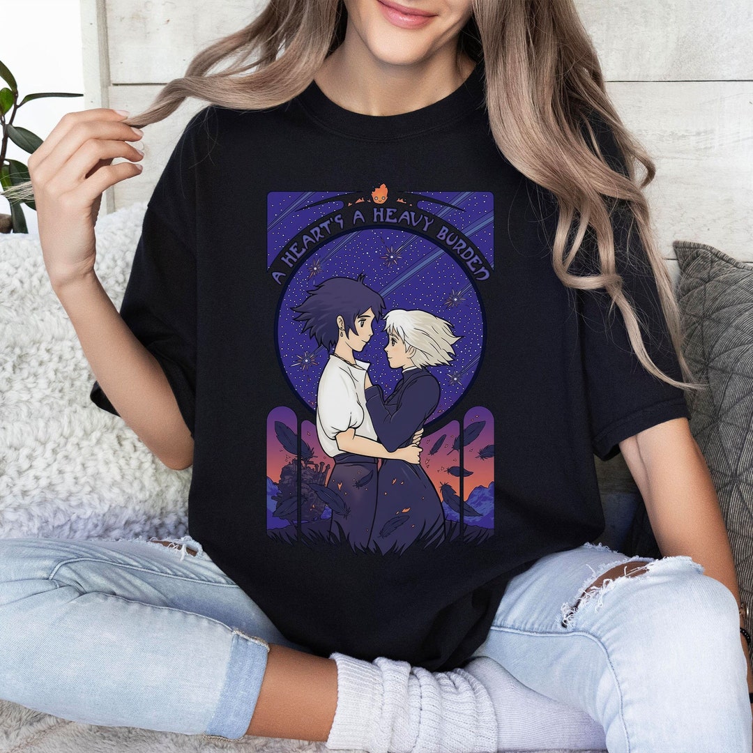Howl's Moving Castle T-shirt Howl and Sophie T-shirt - Etsy