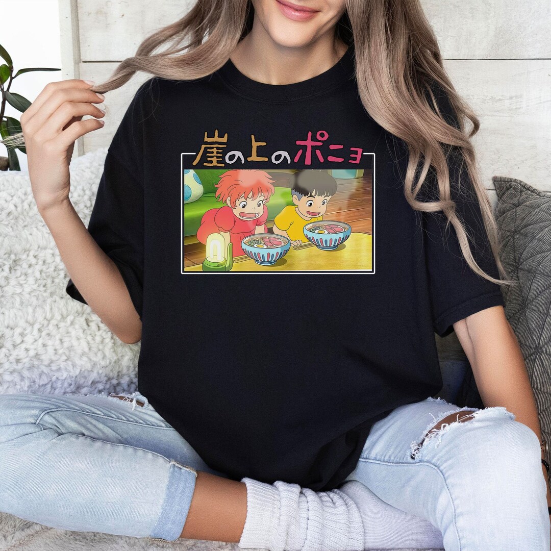 Goldfish Ponyo Ramen Shirt Ponyo and Sosuke Shirt Studio - Etsy