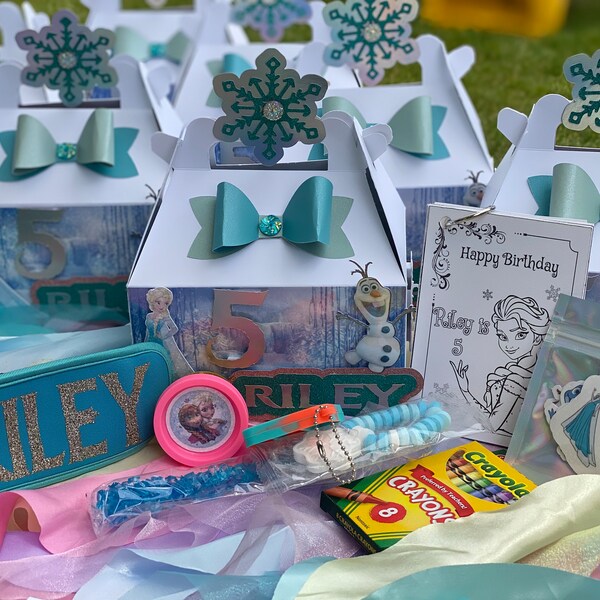 Frozen Favor Boxes - Etsy
