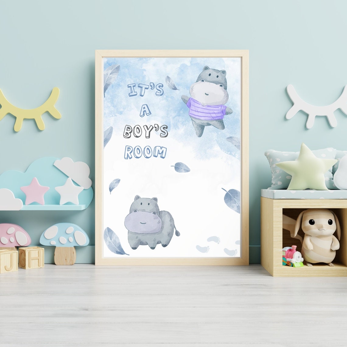 It's a Boy's Room Printable Poster for Kids Room | Baby Room Wall Art ...
