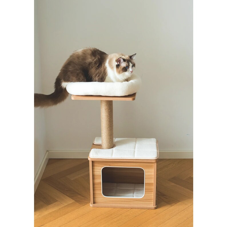 30 Luxury Cat Tree With Condo Cat Climbing Tree Modern - Etsy