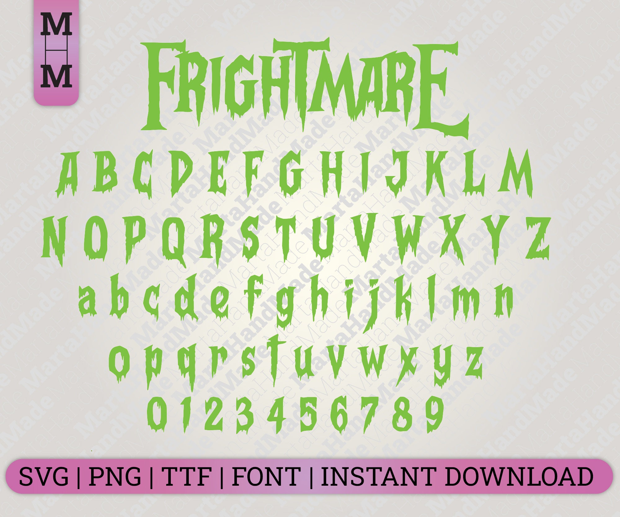 Halloween Font, Scary Font, SPOOKY Font, Horror Font, Cricut Font ...