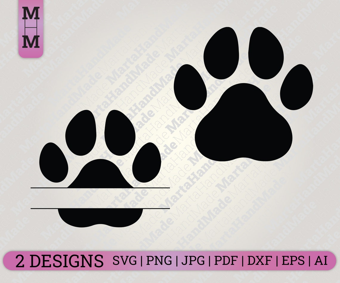 Dog Paw Print Svg Dog Paw SVG Dog Svg Paw Svg Animal Paw - Etsy México