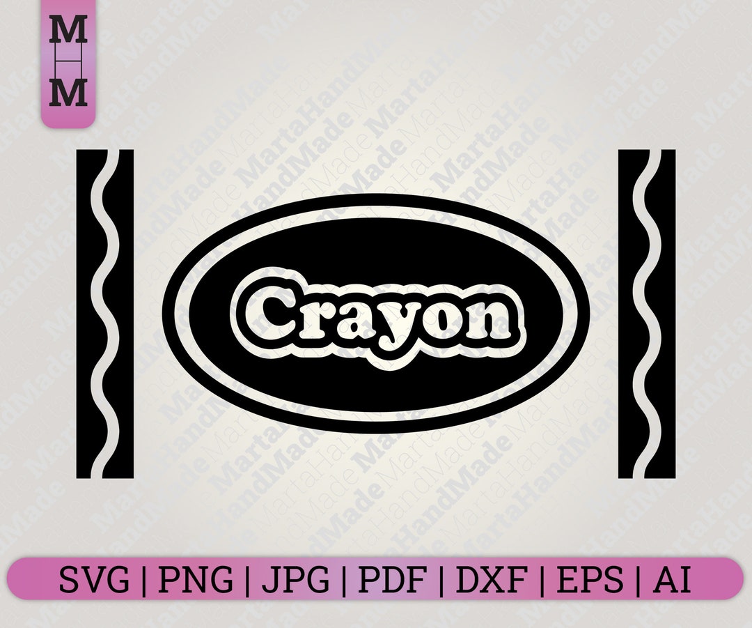 Crayon Svg Crayon Wrapper Svg Crayon Costume Svg Halloween - Etsy