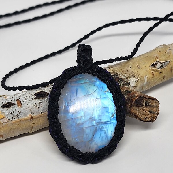 Micro Macrame Necklace - Etsy