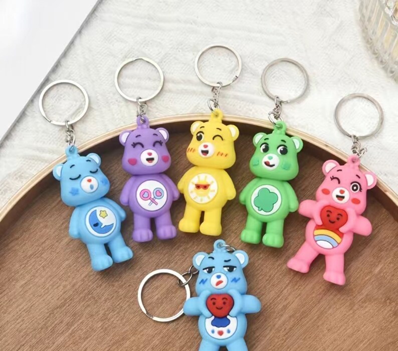 Care Bear Key Chains - Etsy