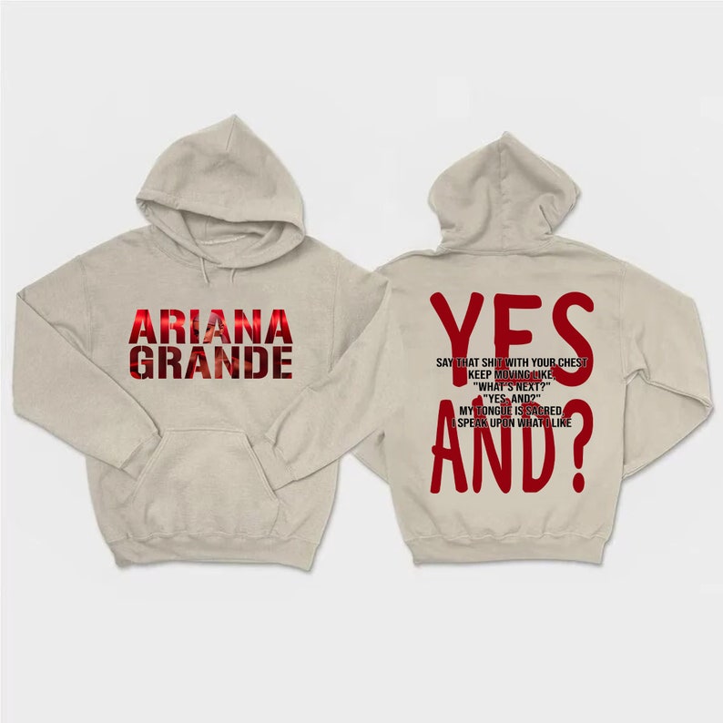 Ariana Grande PNG Svg, Yes, And, Instant Download Yes, and Two Sides ...