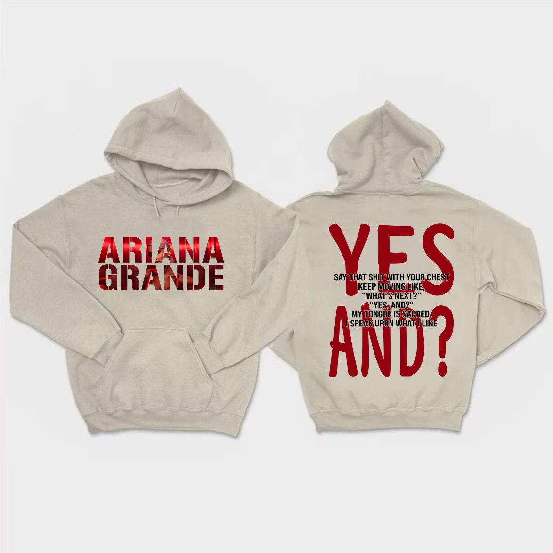 Ariana Grande PNG Svg, Yes, And, Instant Download Yes, and Two Sides ...