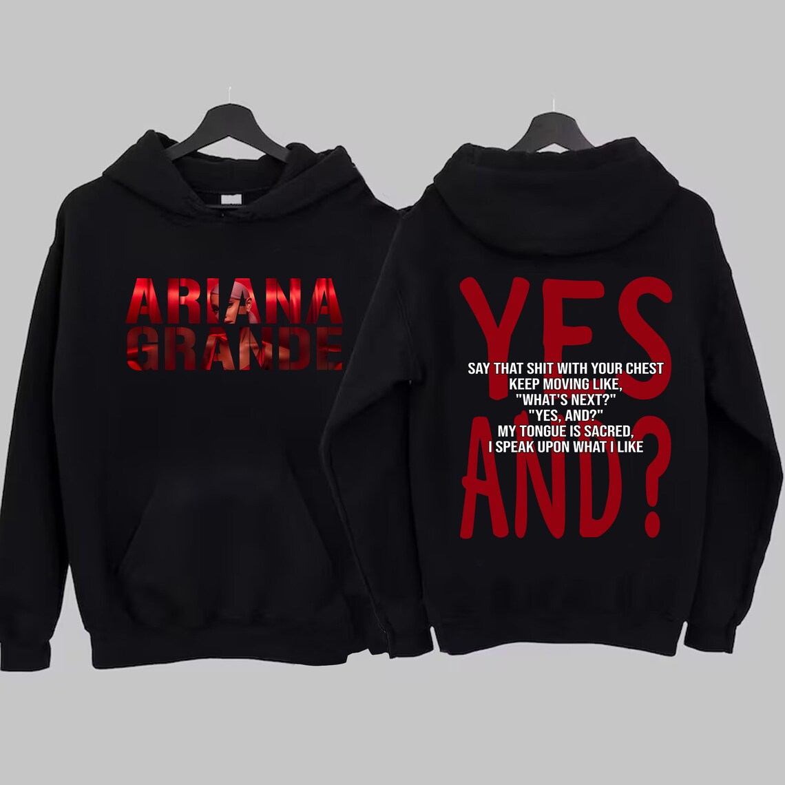 Ariana Grande PNG Svg, Yes, And, Instant Download Yes, and Two Sides ...