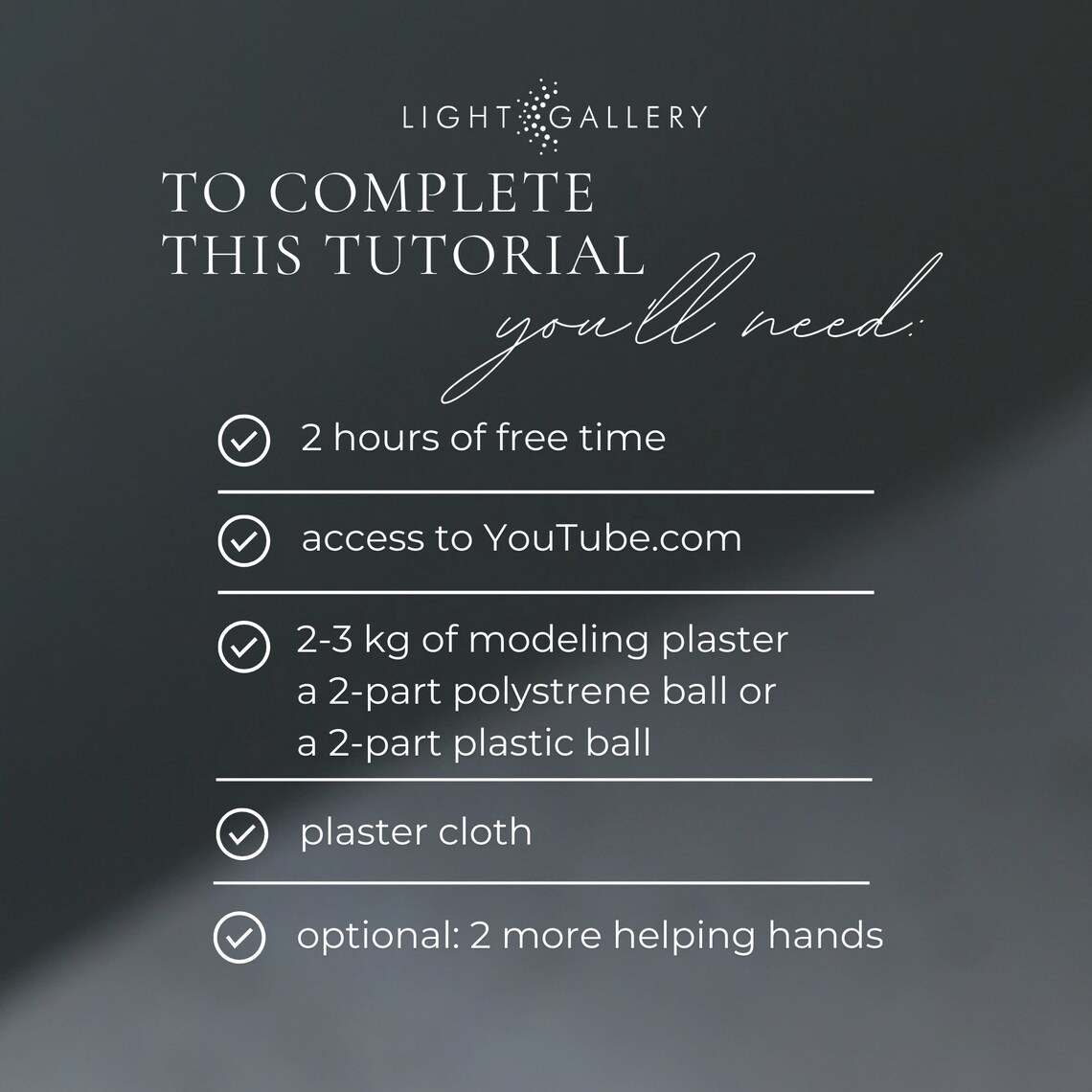 Plaster Mold Making Tutorial Video for Spheres. Lightweight Sphere Mold ...