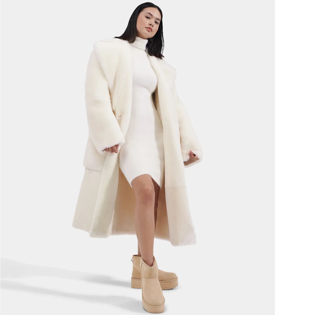 Women's Shearling Coat Regenerate - Etsy