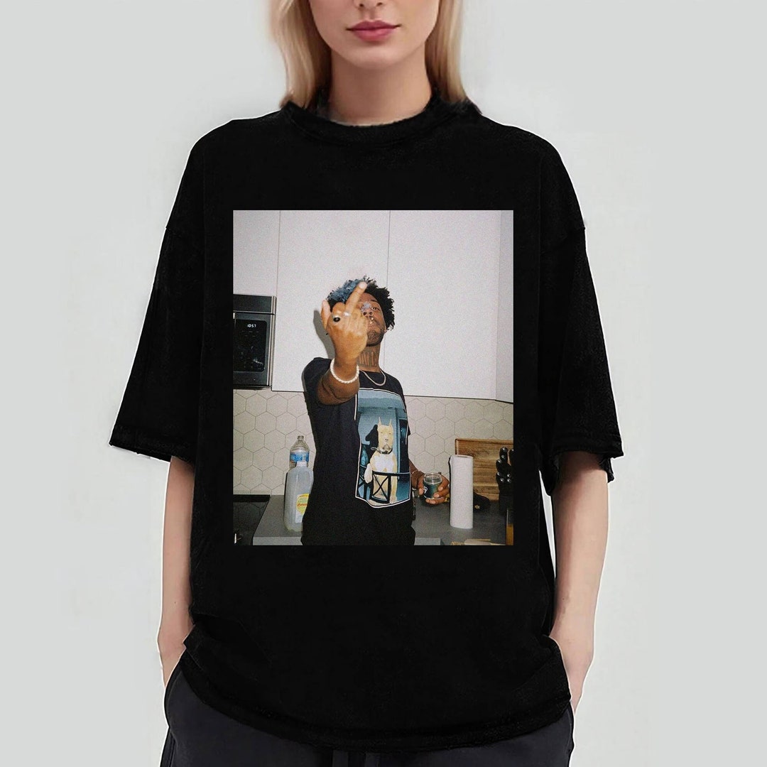 Brent Faiyaz Middle Finger Vintage 90s Rap Shirt Brent Faiyaz - Etsy