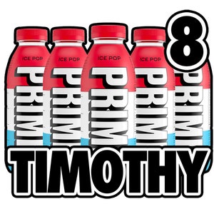 Prime Hydration Birthday/christmas Graphic, Print Ready File - Etsy