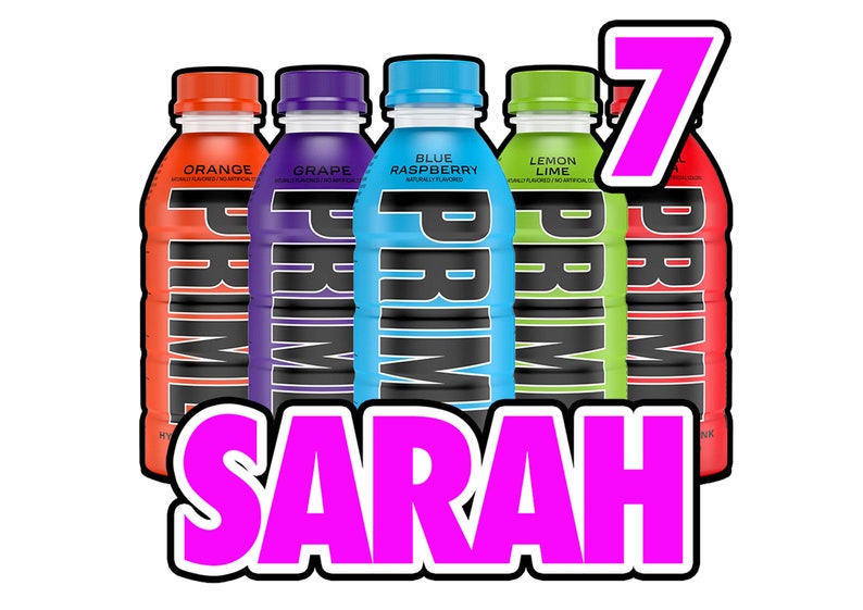 Prime Hydration Birthday/christmas Graphic, Print Ready File - Etsy