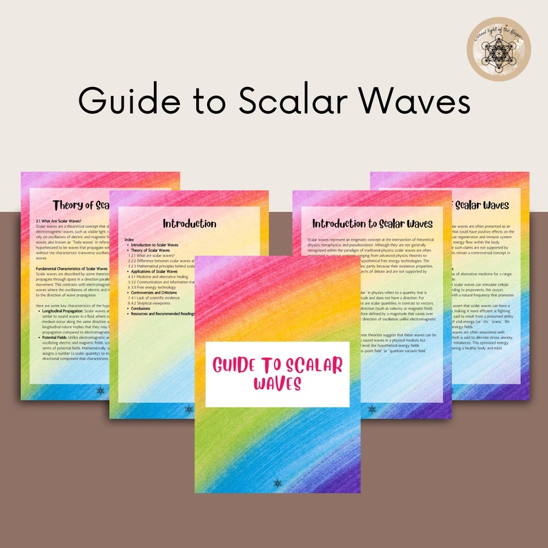 Scalar Waves Guide, Energy Healing, Tesla Technology (digital Download ...