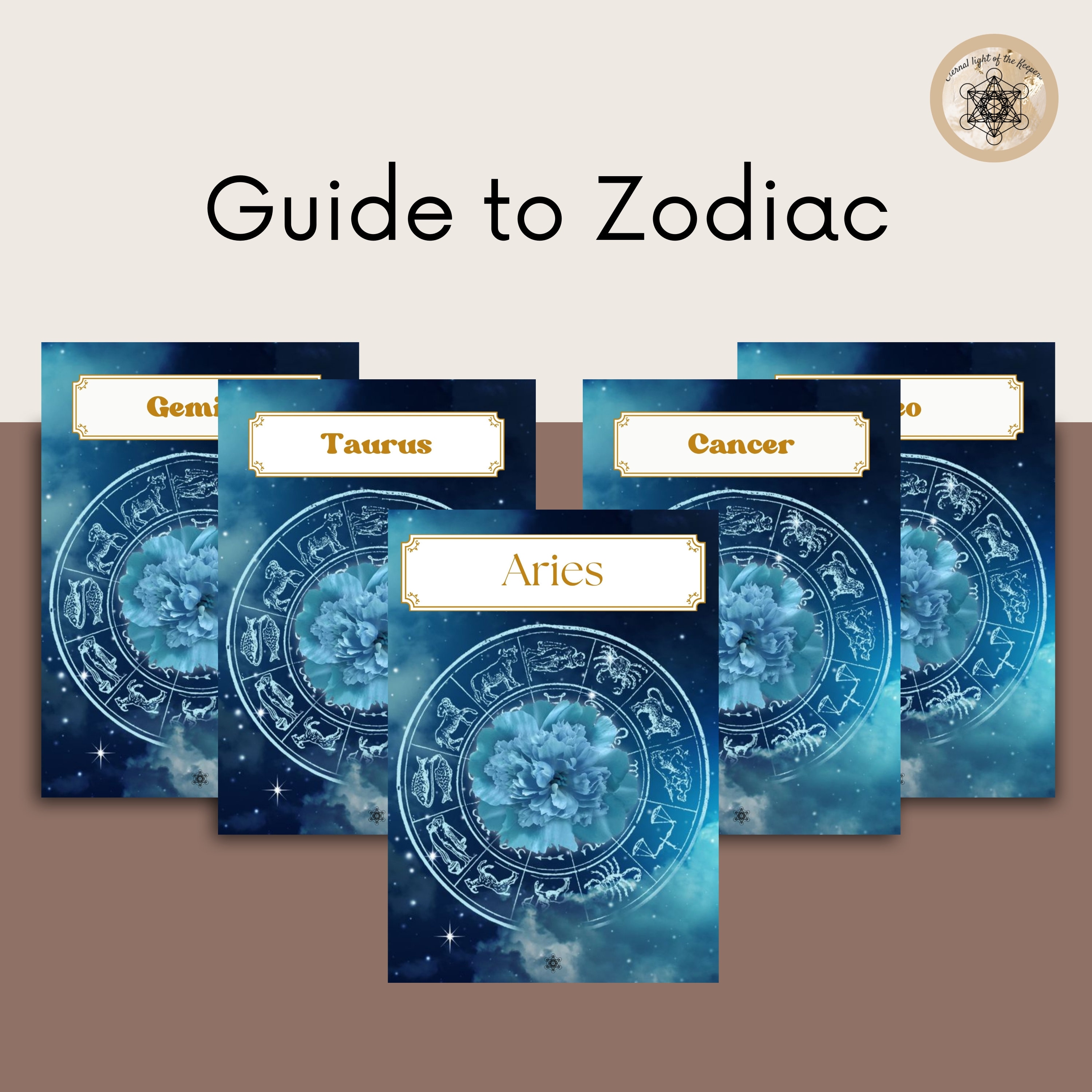 Printable Zodiac Guide Detailed Zodiac PDF, Zodiac Signs and Their ...