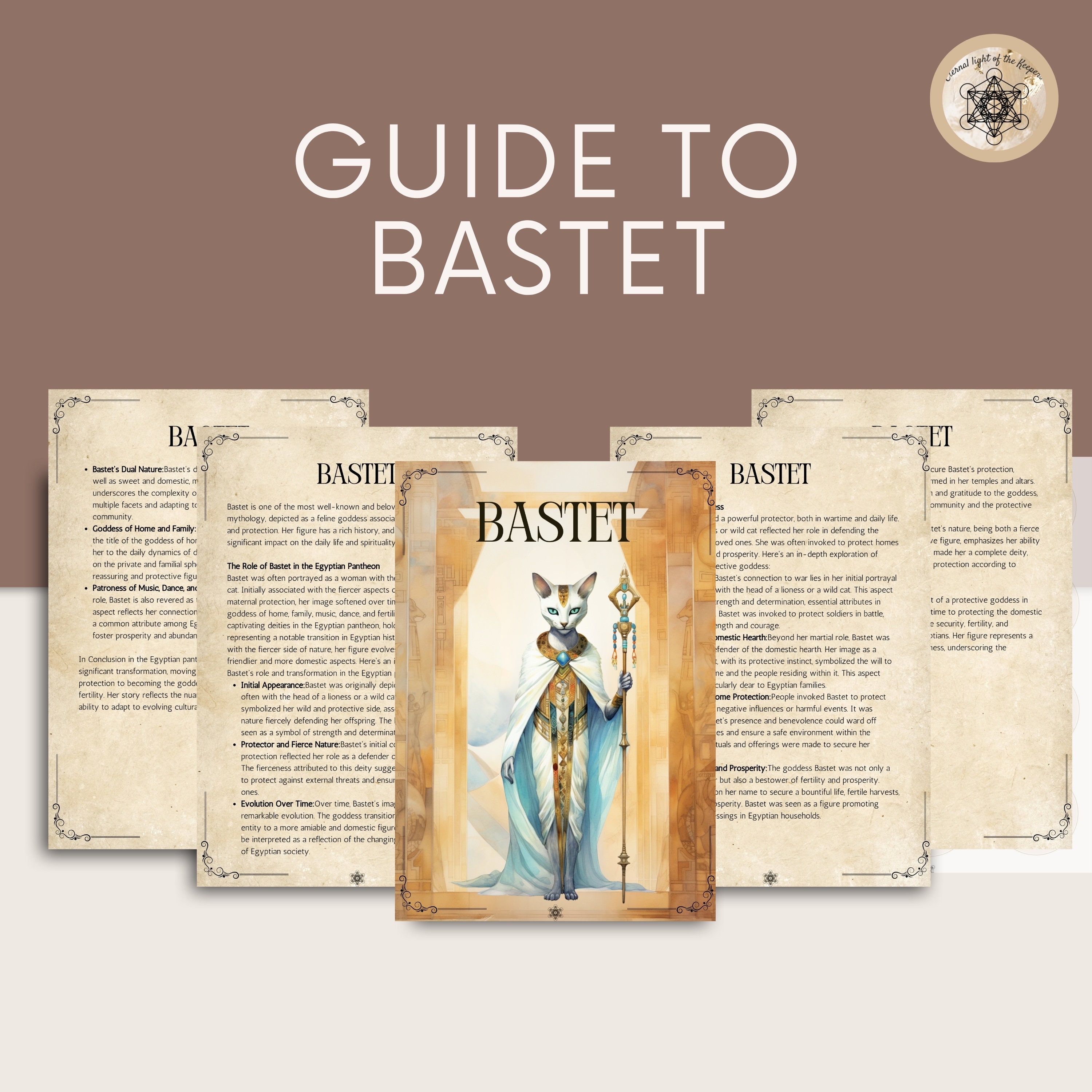 Bastet, Egyptian Gods, Egyptian Goddess , Ancient Egyptian Gods, Egyptian Hieroglyphics, Digital ...