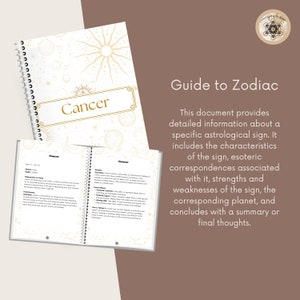 Cancer Zodiac Sign Astrology Guide, Comprehensive Horoscope Book, Learn ...