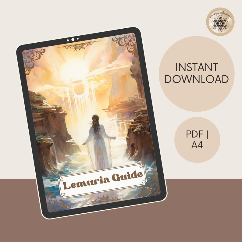 Lemuria Guide, Mystery Ocean, Lost City Printable (digital Download) - Etsy