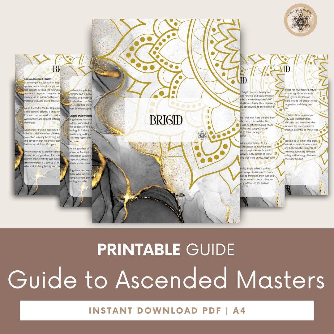 Brigid: Guide to Ascended Masters, Spiritual Guidance, Celtic Mythology, Spirituality Books ...