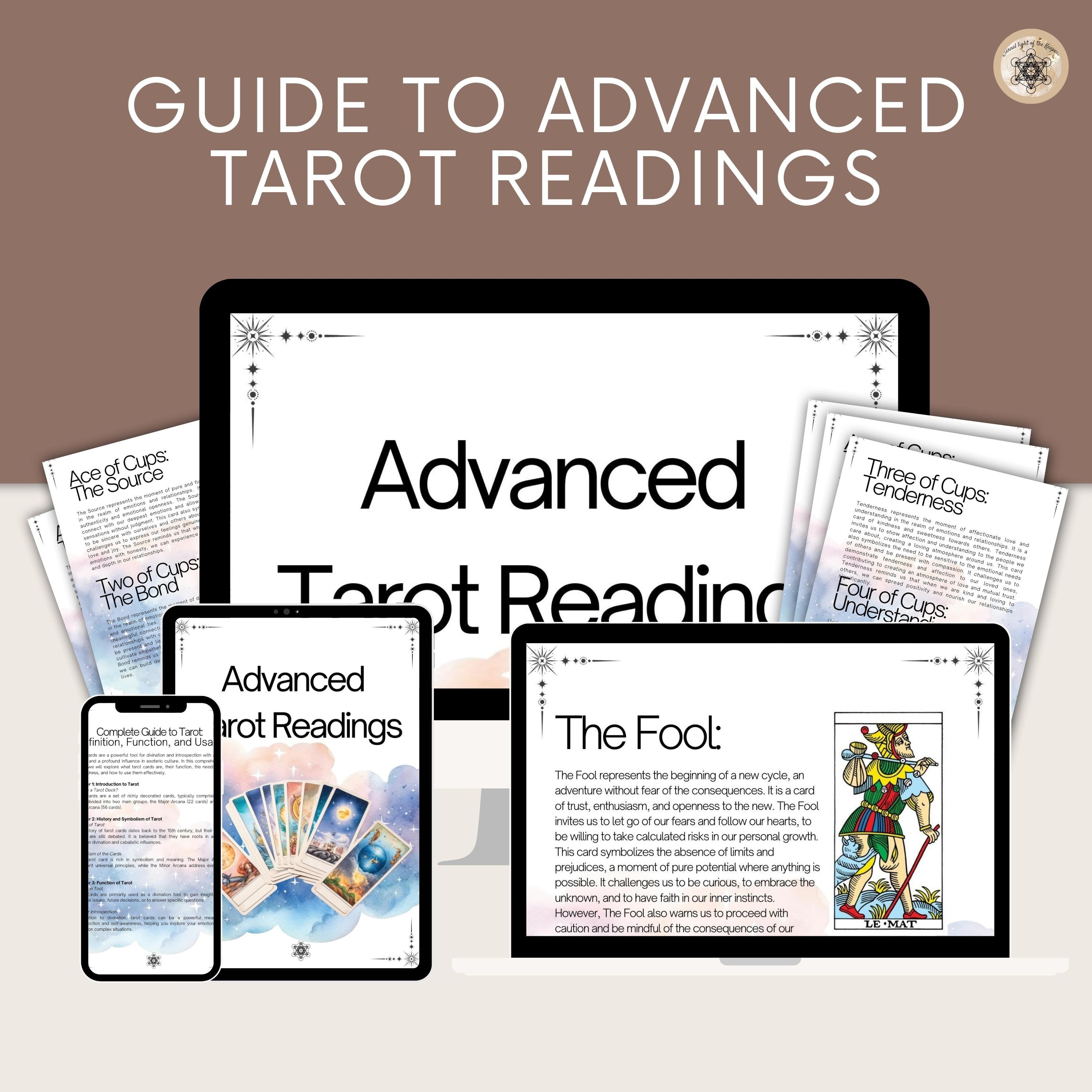 Printable Tarots Guide Engaging PDF Guide on Tarot Card Reading, Guide ...