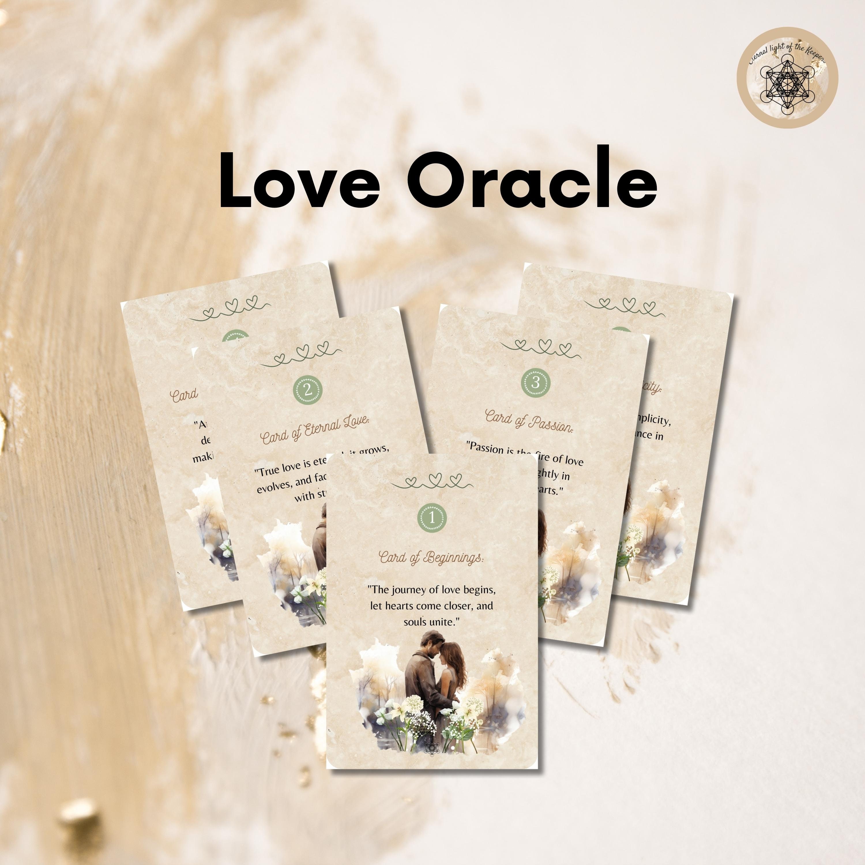 The Love Oracle Cards, Printable Love Oracle Deck, Oracle Cards PDF ...