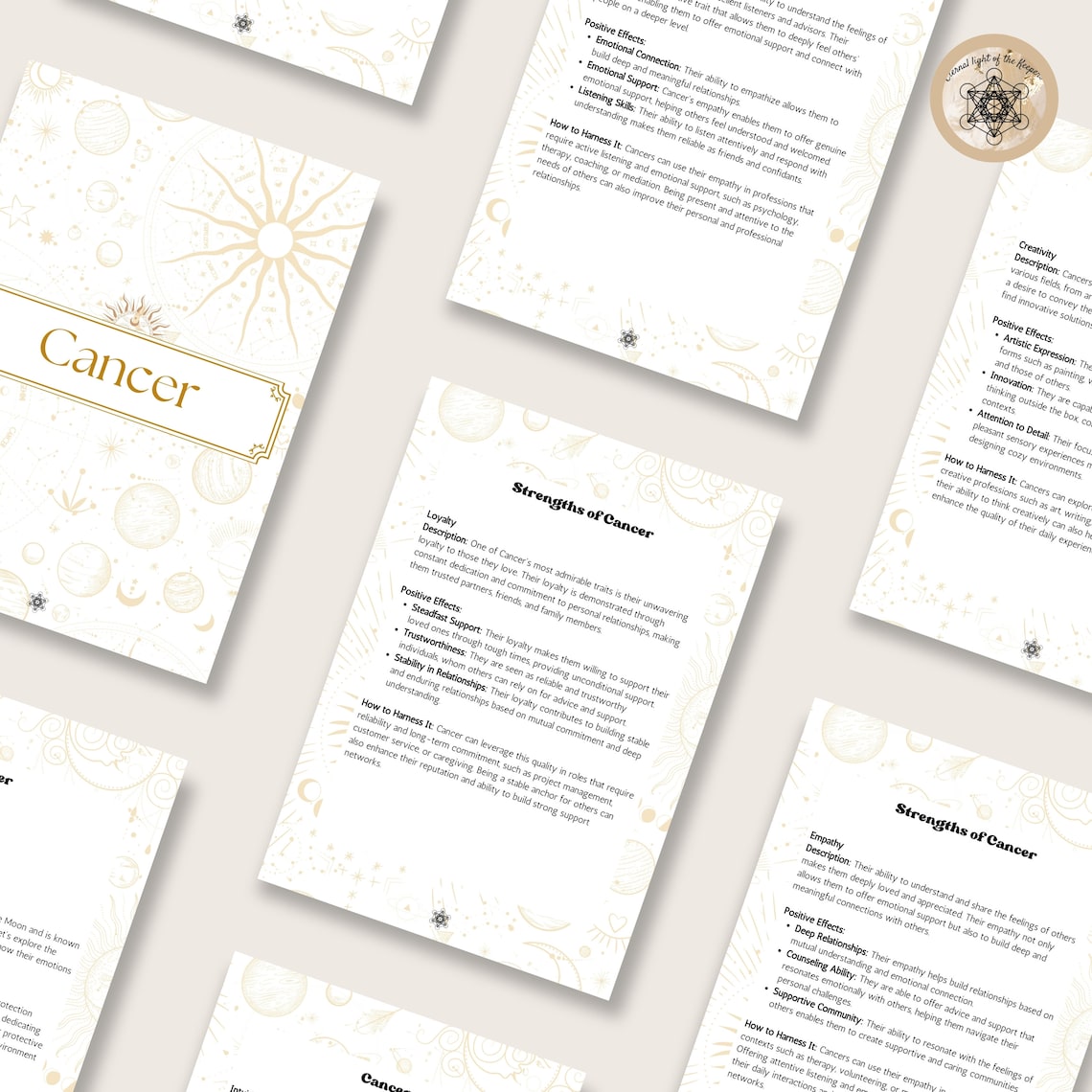Cancer Zodiac Sign Astrology Guide, Comprehensive Horoscope Book, Learn ...