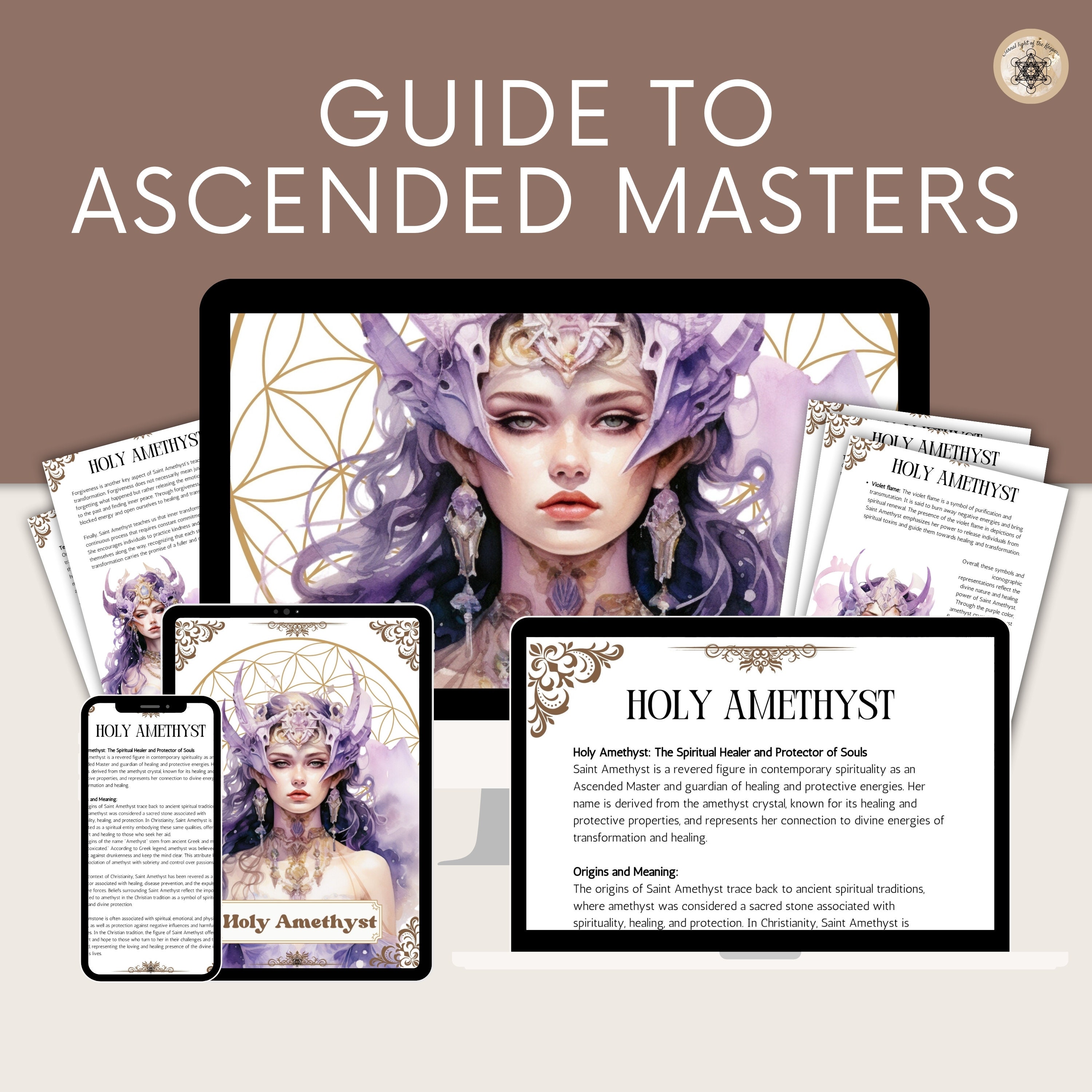 Holy Amethyst: Guide to Ascended Masters, Spiritual Guidance, Hindu ...