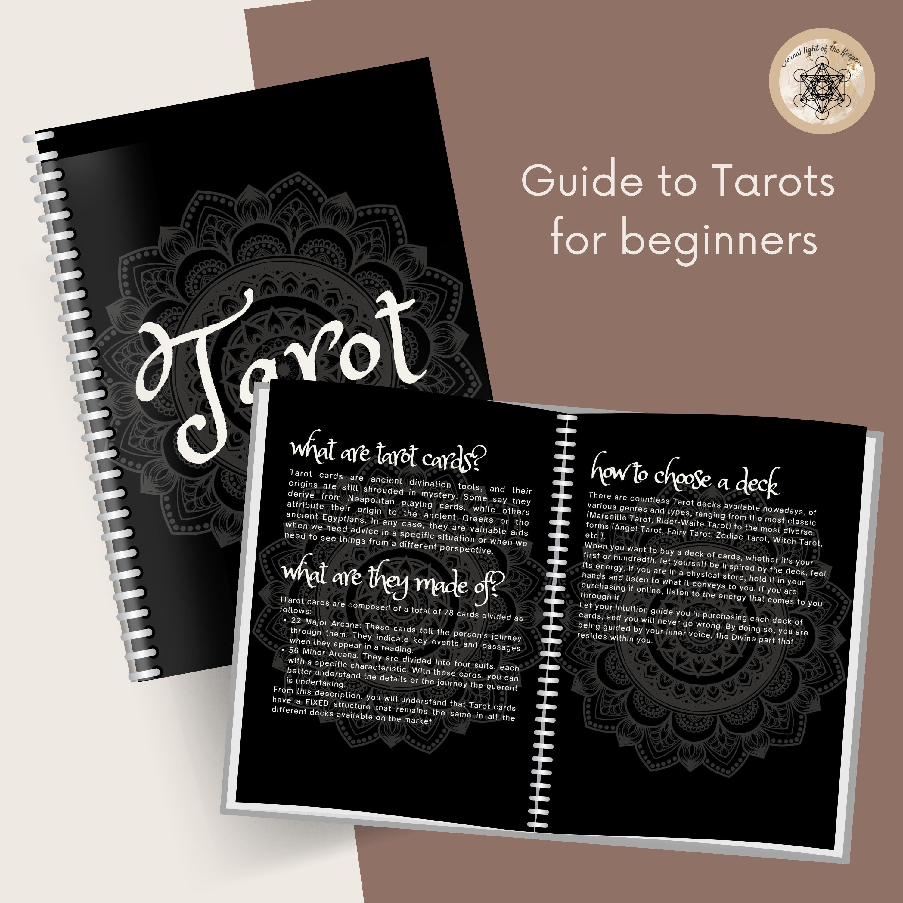 Printable Tarots for Beginners Guide Comprehensive A4 PDF - Etsy