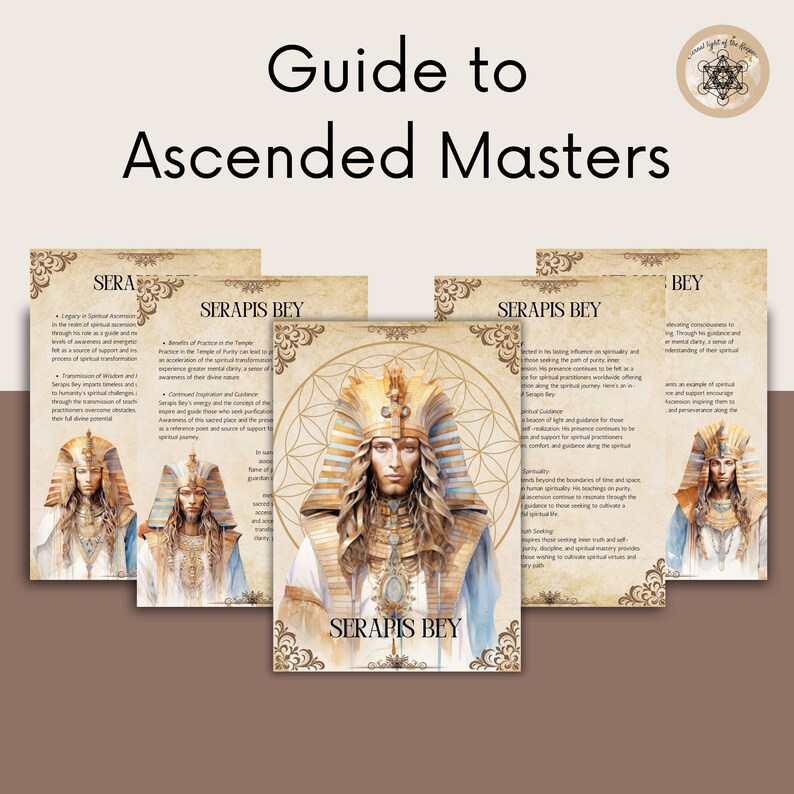 Serapis Bey: Guide to Ascended Masters, Spiritual Guidance ...