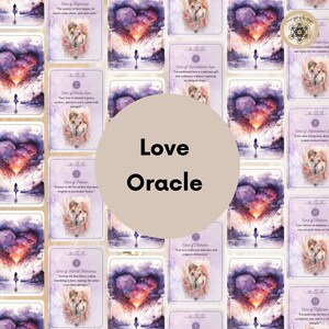 The Love Oracle Cards, Printable Love Oracle Deck, Oracle Cards + PDF ...